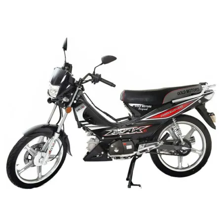 Moto FORZA 125 CC Gold Motocycle | 4 Temps - Double Embrayages - Noir