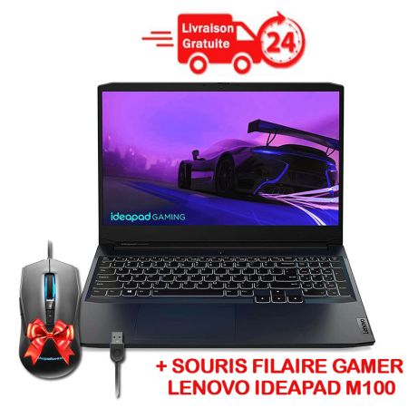 Pc Portable Gaming LENOVO 3 | AMD RYZEN 5 - 8 Go - 512 SSD - NVIDIA ...