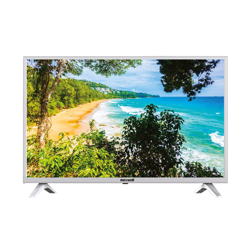 Tv MAXWELL LED HD 40 Pouces | SMART Tv - Avec Récepteur Intégré - Gris