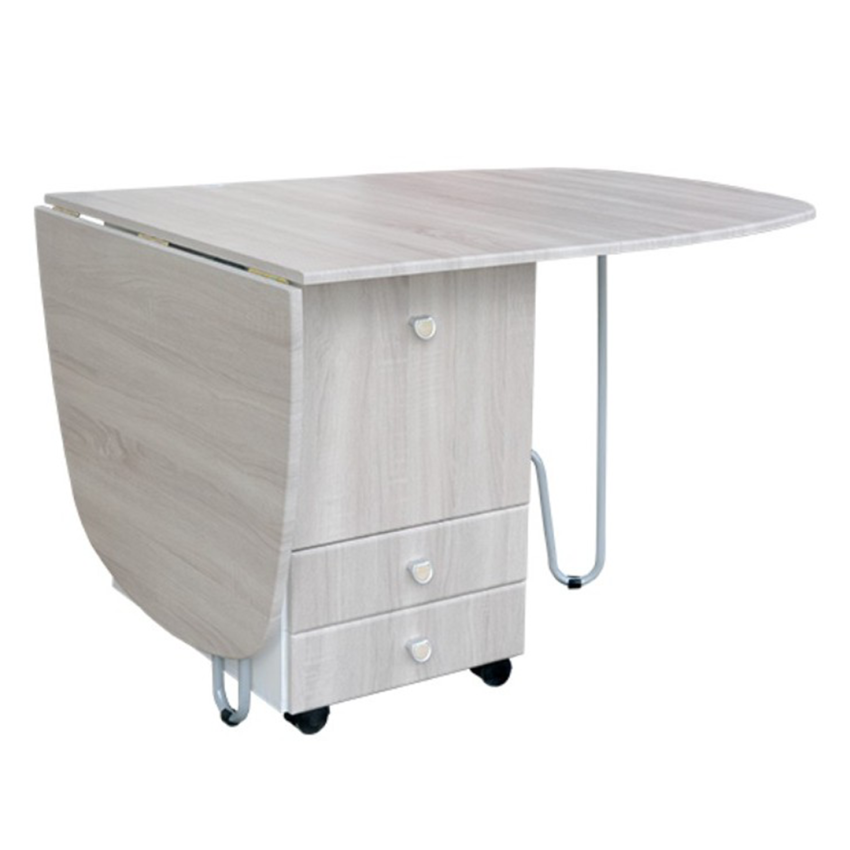 Table pliante MDF Chêne brut TC0016 | SOTUFAB