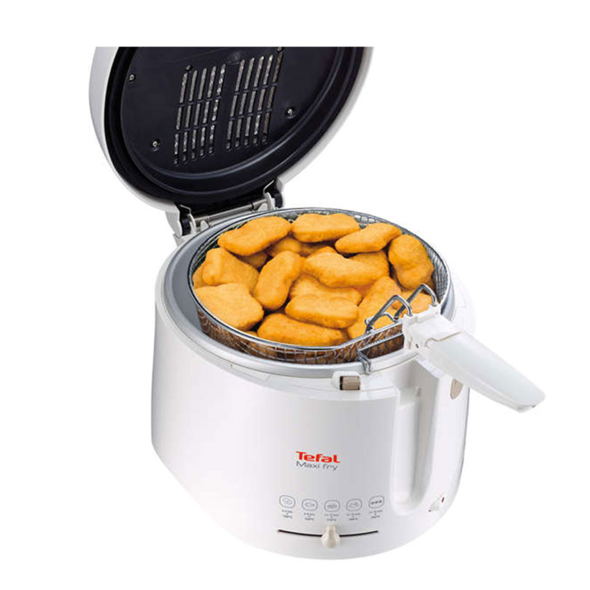Friteuse électrique TEFAL Maxi Fry 1900 W | FF100032 - Blanc