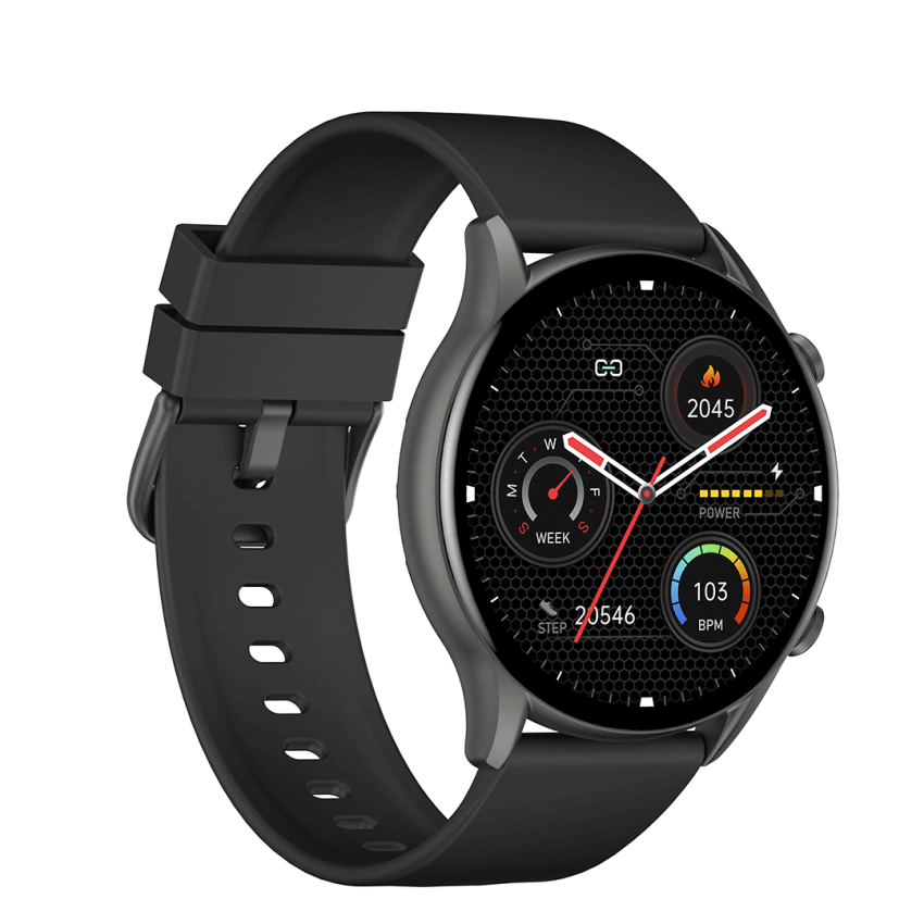 Smart Watch KIESLECT KR | Autonomie 40 jours - iOS & ANDROID - Noir
