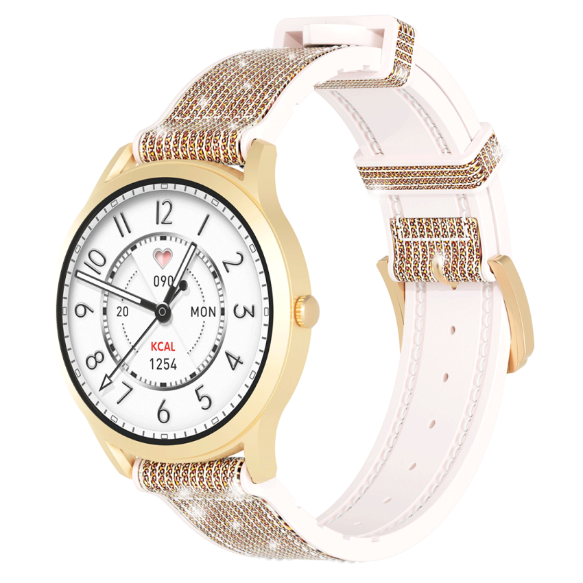 Smart Watch KIESLECT LADY LORA GOLD | iOS & ANDROID - Doré