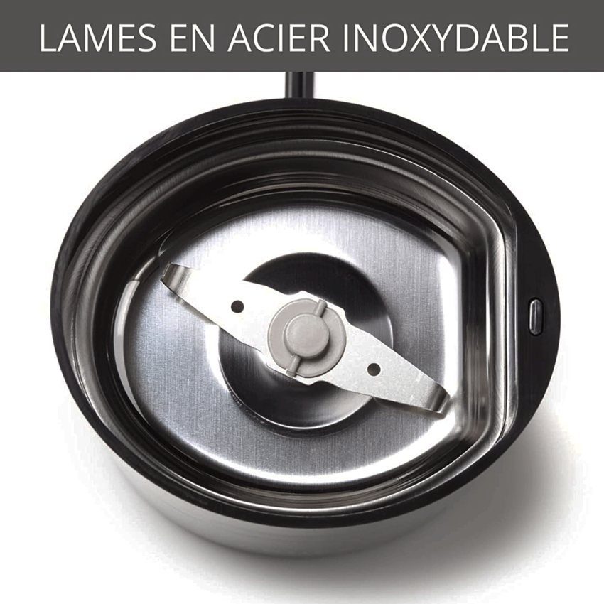 Moulin à Café KRUPS 200 W | Capacité 75g - F2034210 - Noir