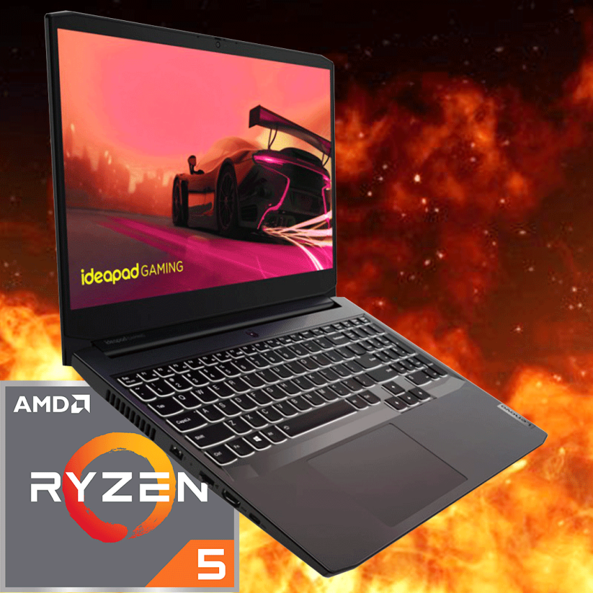 Pc Portable Gaming LENOVO IP3 | RYZEN 5 - 16 Go - 512 SSD - NVIDIA ...