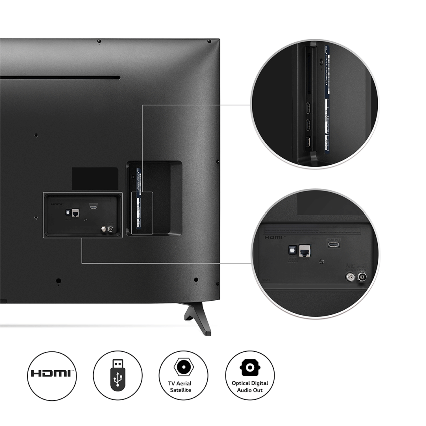 Tv LG QNED 55 Pouces LED 4K UHD | SMART Tv - Avec Récepteur Intégré - Noir