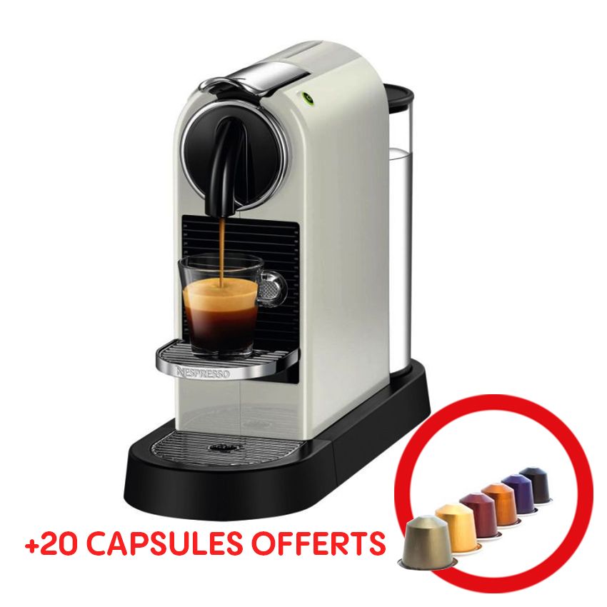 Machine à Café NESPRESSO | 1500 Watt - 9 capsules - Noir