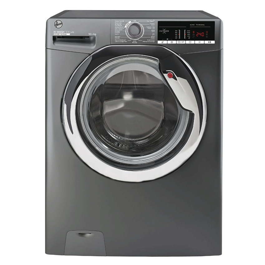 Machine à Laver HOOVER 10,5Kg | 1400 Tours - H3WS4105 - Silver