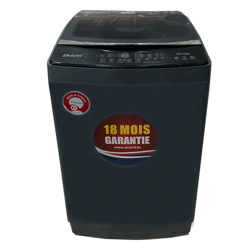 lave linge Orient 12 Kg | Top 800 Tours - OW.T12S01 - Silver