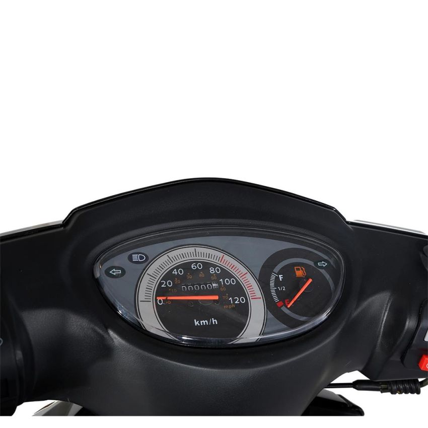 Scooteur ZIMOTA Sinus 125 CC | 4 Temps - Noir