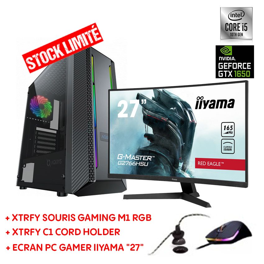SPIRIT Pc De Bureau i5 10è Gén/8Go/240SSD/GTX1650