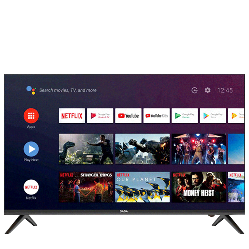 Tv SABA LED 4K UHD 50 Pouces | SMART Tv - SB50AUHD551 - Noir